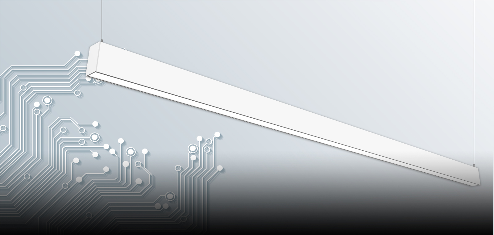 Flush Diffused Lens MAGIC 1.3 LED Linear Fixture