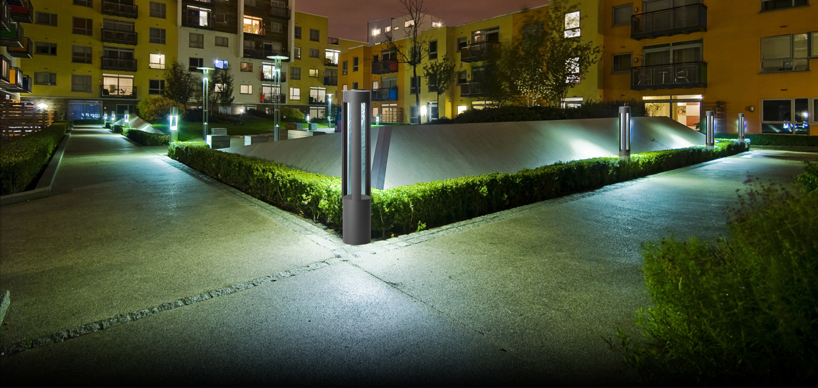 Pillar Round LED Bollard